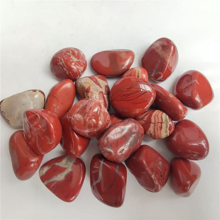 Pierre roulée Jaspe Rouge – Le Temple Yogi